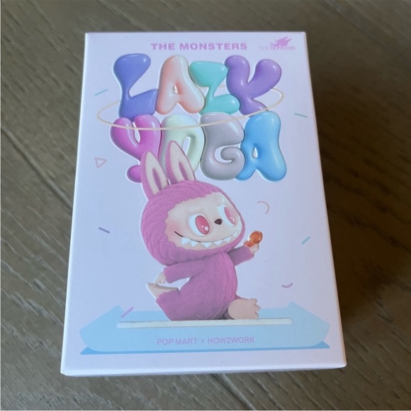 POP MART | Toys | Pop Mart Sweating Lazy Yoga Series Authentic Labubu ...